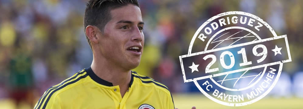 Es ist offiziell: Der FC Bayern verpflichtet James Rodriguez