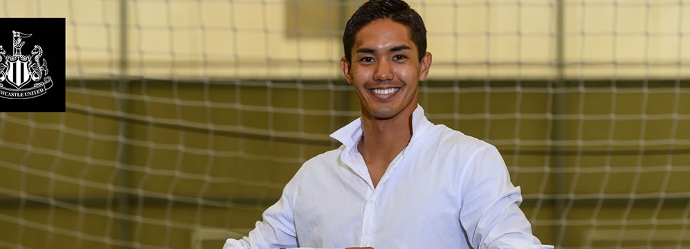 Newcastle United hat Yoshinori Muto als Neuzugang vorgestellt