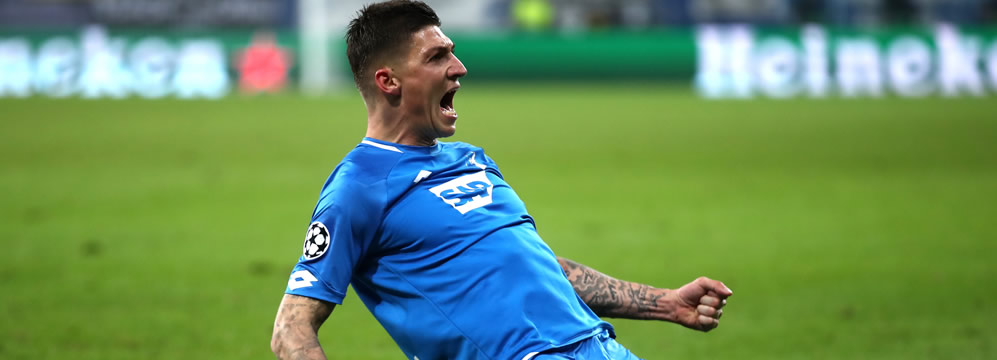 Steven Zuber trifft erstmals in der Champions League