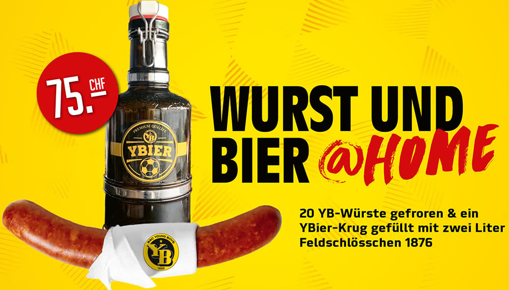 YB lanciert eine Wurst- und Bier-Aktion für die Fans