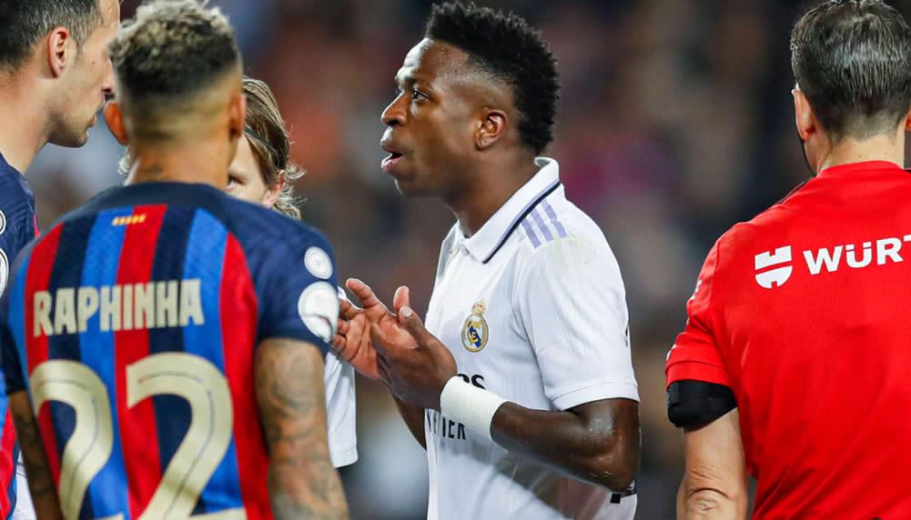 Real-Stürmer Vinicius Junior beleidigt Gegenspieler Ferran Torres
