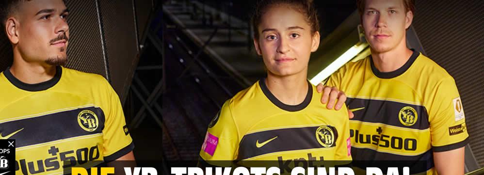 So sehen die neuen YB-Trikots aus
