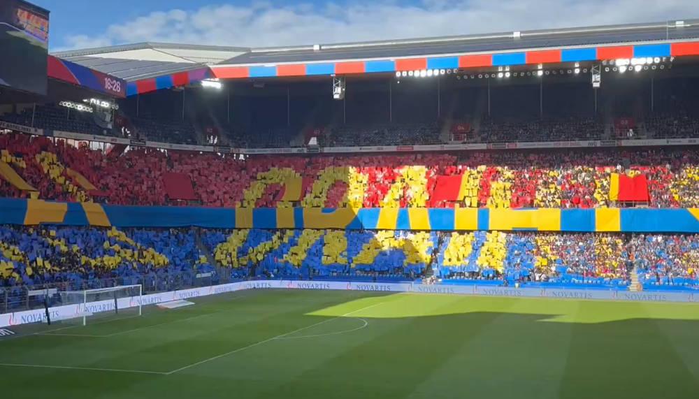 Basler Fans zeigen im Joggeli eine spektakuläre Choreo