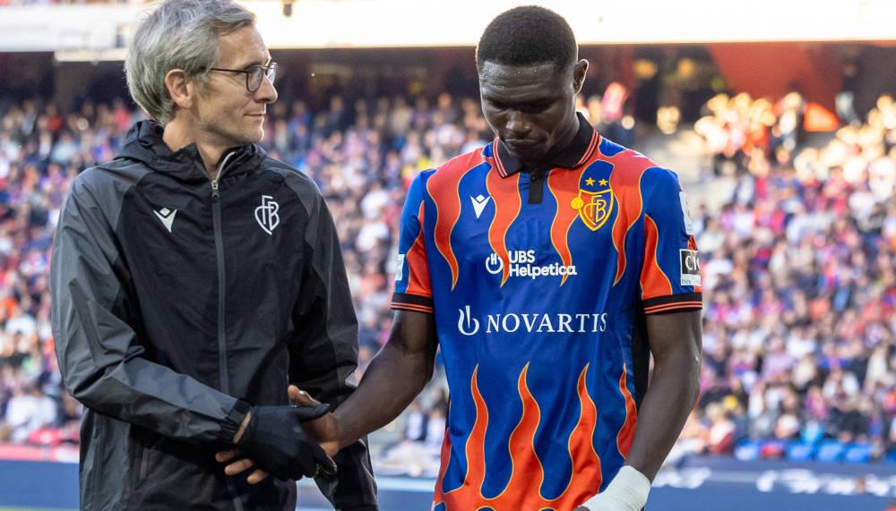 Der FC Basel muss wochenlang auf Jonas Adjetey verzichten
