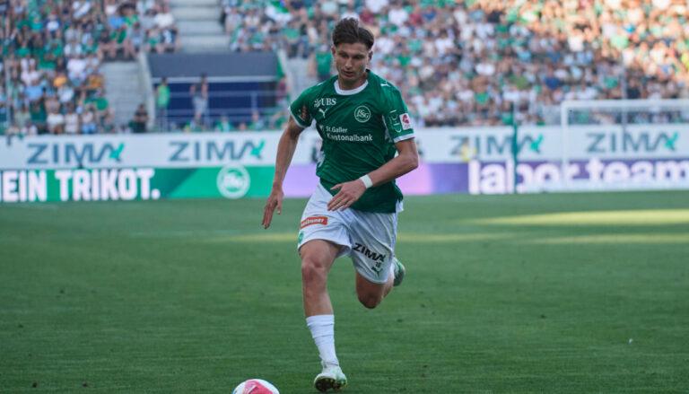 Der FC St. Gallen bindet Sturmtalent Alessandro Vogt langfristig